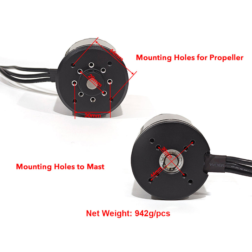 Maytech 6374 80KV Waterproof Outrunner Motor for Foil Assist Board Ele ...