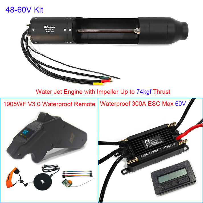 Maytech Max 72V Water Jet Engine ESC Kit for Jetboard Jetski Jet Kayak ...
